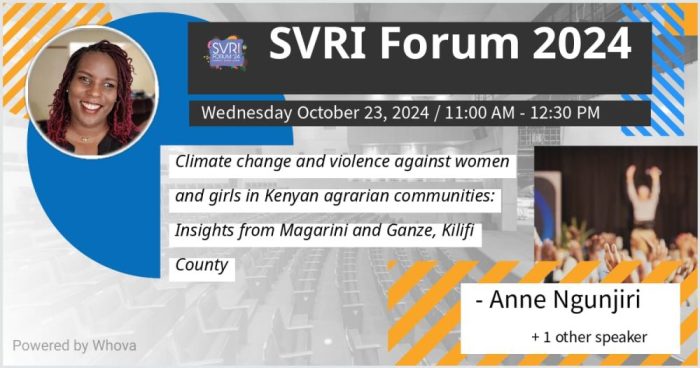 LVCT Health at the Sexual Violence Research Initiative (SVRI) Forum ...